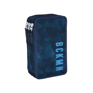 Beckmann Federmappe 3-fach, mit Inhalt, Blue | duo-shop.de