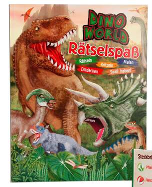 Depesche Rätselspaß Dino World, sortiert | duo-shop.de