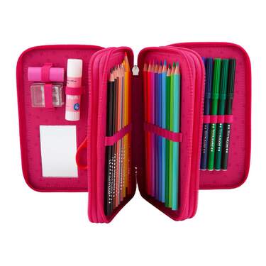 Depesche TOPModel 3-fach Federtasche Stars and Love, gefüllt, sortiert ...