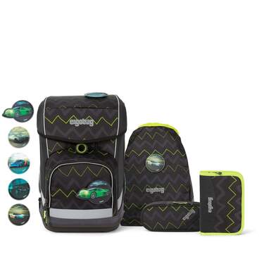 ergobag CUBO LIGHT Schulrucksack-Set Drunter und DrüBär, 5-teilig | duo ...