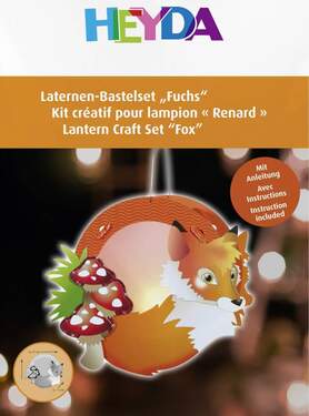 Heyda Laternen-Bastelset Fuchs | duo-shop.de