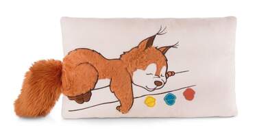 NICI Forest Friends Plüschkissen Eichhörnchen Squini Oak rechteckig ...