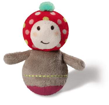 NICI My First NICI Mini Greiffigur mit Rassel Fliegenpilz Maila, 10cm ...