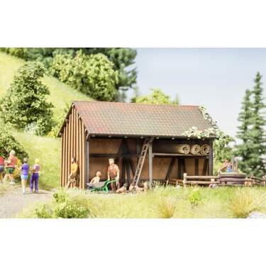 NOCH Laser-Cut Bausatz Holzscheune | duo-shop.de