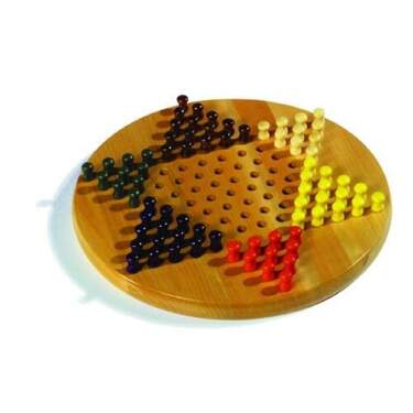 Philos Halma rund Holz | duo-shop.de