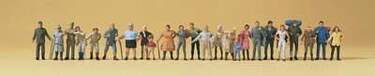 Preiser 14413 Spaziergänger und Wanderer, ca. 24 Figuren, Spur H0 | duo ...