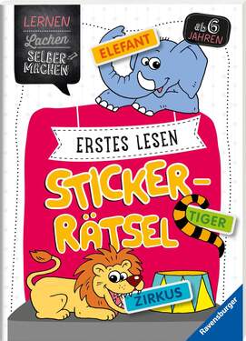 Ravensburger Erstes Lesen Sticker-Rätsel | duo-shop.de