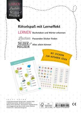 Ravensburger Erstes Lesen Sticker-Rätsel | duo-shop.de