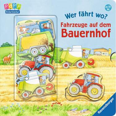 Ravensburger Wer fährt wo? Fahrzeuge auf dem Bauernhof | duo-shop.de