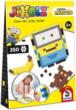 Schmidt Spiele Puzzle - Jixels Minions, 1 Motiv mit Designvorlage, 350 ...