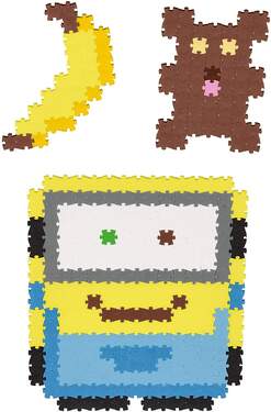 Schmidt Spiele Puzzle - Jixels Minions, 1 Motiv mit Designvorlage, 350 ...