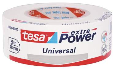 tesa Klebeband Extra Power Universal weiß 50m x 50mm | duo-shop.de